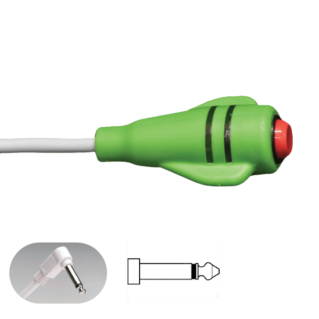 DuraColor Call Cord, 1/4" phone plug, green | American Hospital Supply